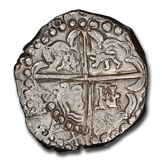 Buy 1628-P Bolivia Silver 8 Reales Philip IV AU-55 NGC | APMEX