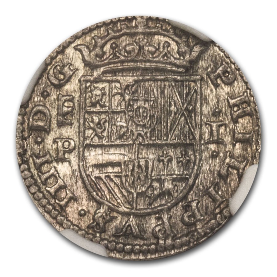 Buy 1628 Spain Silver Real Philip IV MS-63 NGC | APMEX
