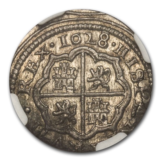 Buy 1628 Spain Silver Real Philip IV MS-63 NGC | APMEX