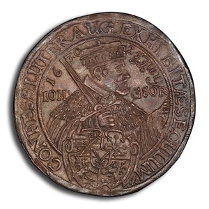 1630 Germany Silver Thaler Georg I AU-58 PCGS (Sax-Alb)