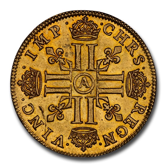 Buy 1640-A France Gold 2 Louis d'Or Louis XIII MS-61 NGC | APMEX