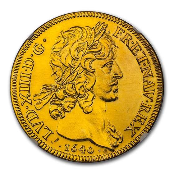 Buy 1640 France Gold Restrike 10 Louis D'Or Louis XIII MS-65 NGC | APMEX