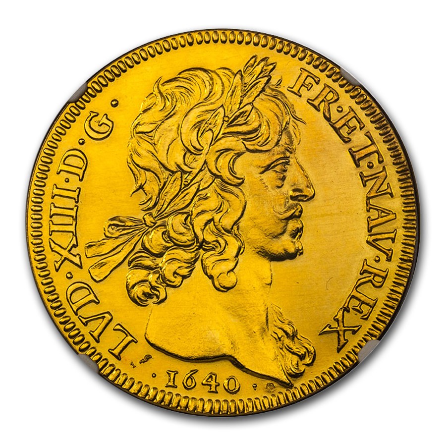Buy 1640 France Gold Restrike 10 Louis D'Or Louis XIII MS-65 NGC | APMEX