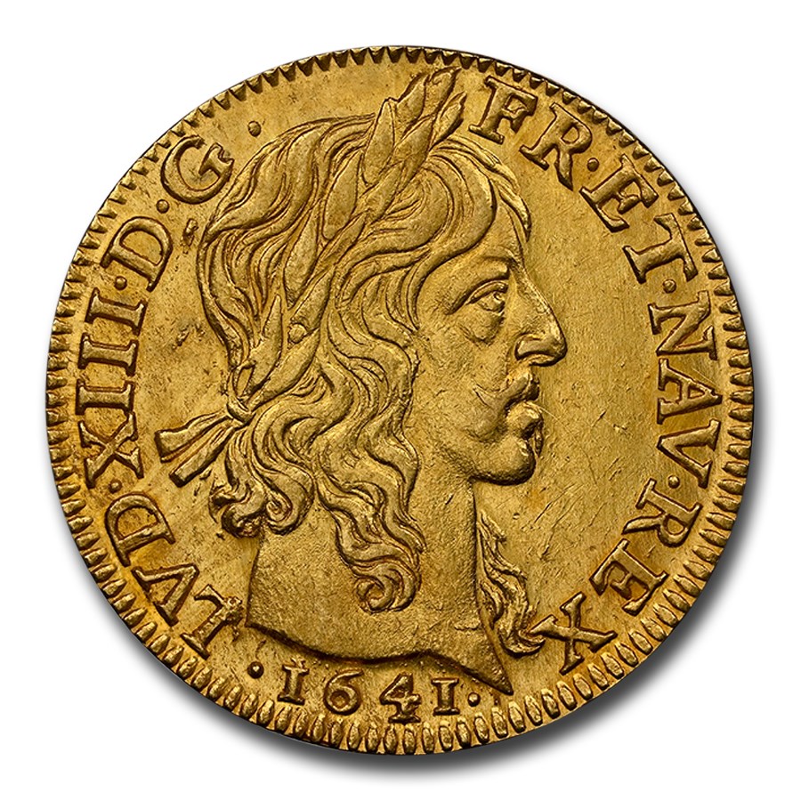 Buy 1641-A France Gold Louis d'Or Louis XIII MS-61 | APMEX