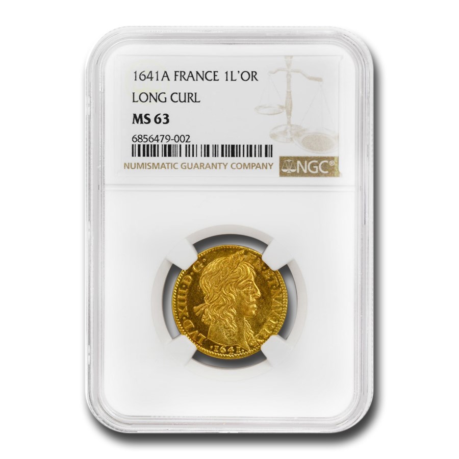 Buy 1641-A France Gold Louis d'Or Louis XIII MS-63 | APMEX