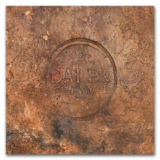 Buy 1644-1768 Sweden Copper 4 Daler Plate Money Nicobar Shipwreck | APMEX