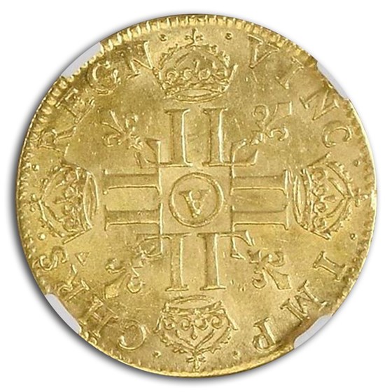 Buy 1648-A France Gold Louis d'Or Louis XIV MS-62 NGC | APMEX