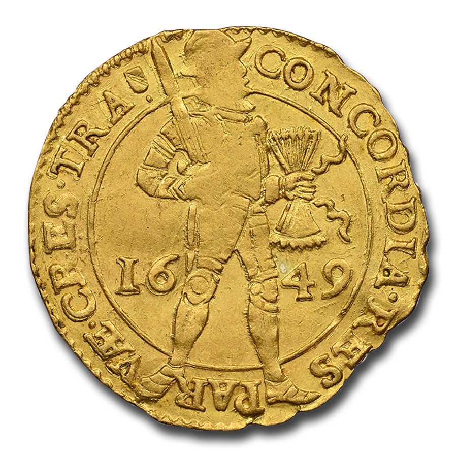 Buy 1649 Netherlands Utrecht Gold Ducat MS-61 NGC | APMEX