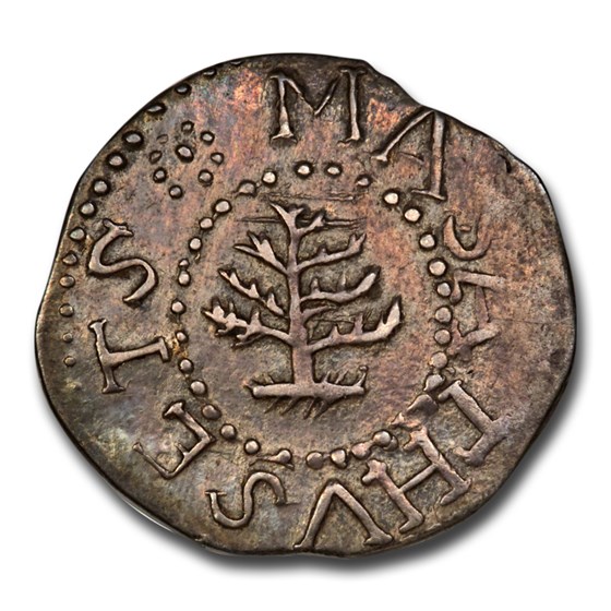 Buy 1652 Pine Tree Threepence MS-62 NGC (No PELS (16.6 grains)) | APMEX