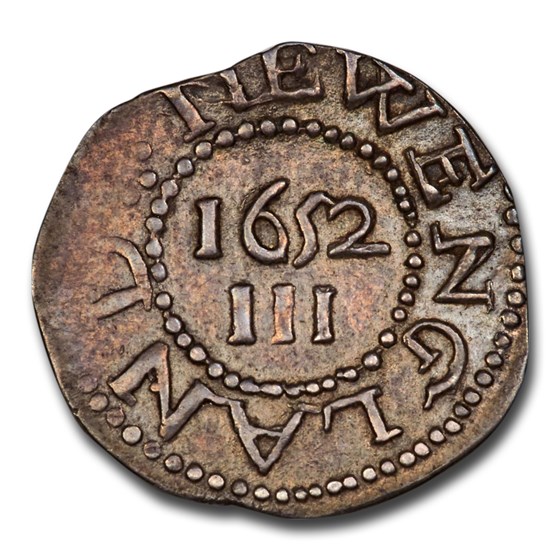 Buy 1652 Pine Tree Threepence MS-62 NGC (No PELS (16.6 grains)) | APMEX