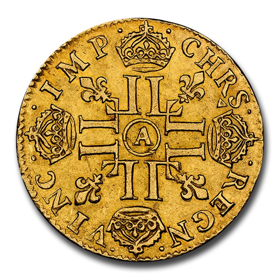 Buy 1653-A France Gold Louis D'or AU-58 NGC | APMEX