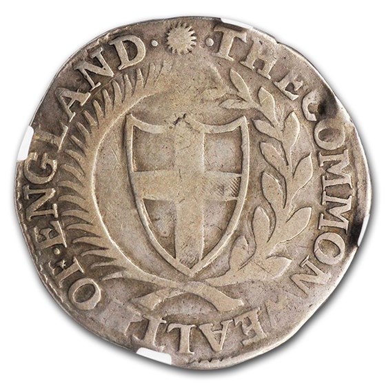 Buy 1653 Commonwealth Silver Shilling F-15 NGC | APMEX