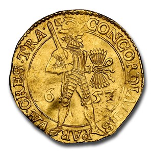 Buy 1653 Netherlands Gold 2 Ducats AU-55 NGC | APMEX