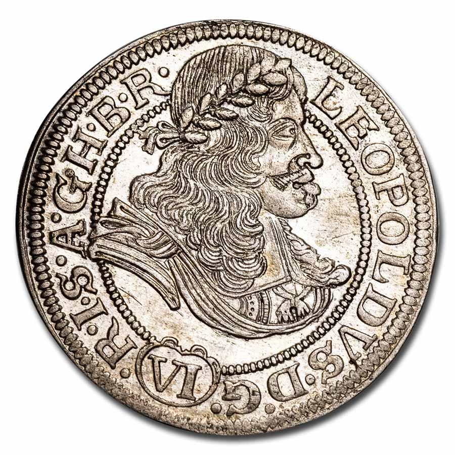 Buy (1655-1705) Holy Roman Empire Silver 6 Kreuzer Leopold I VF | APMEX