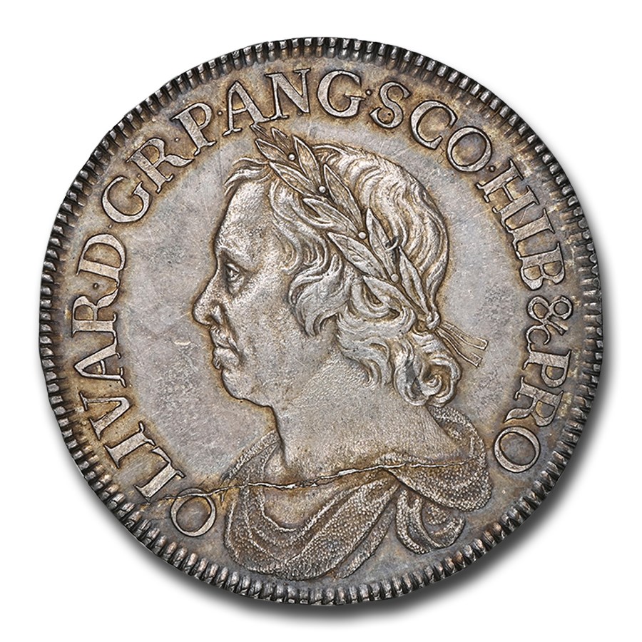 Buy 1658/7 Great Britain Silver Crown Cromwell MS-64+ NGC | APMEX