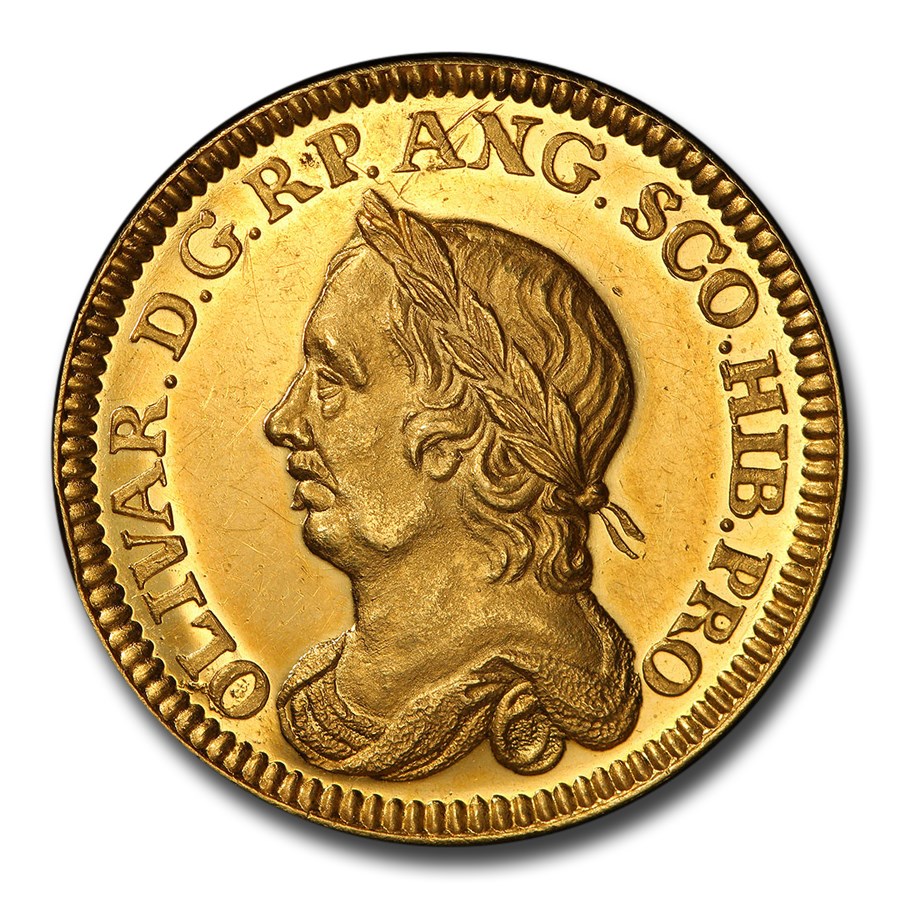 Buy 1658 Great Britain Gold Death Medal Oliver Cromwell SP-62 PCGS | APMEX