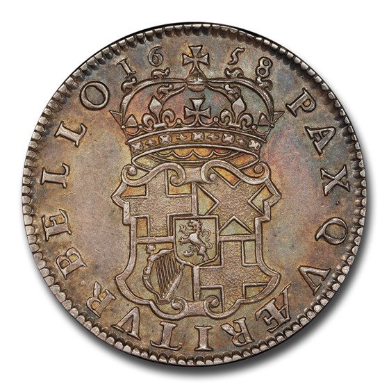 Buy 1658 Great Britain Silver Half Crown Oliver Cromwell AU-58 PCGS | APMEX