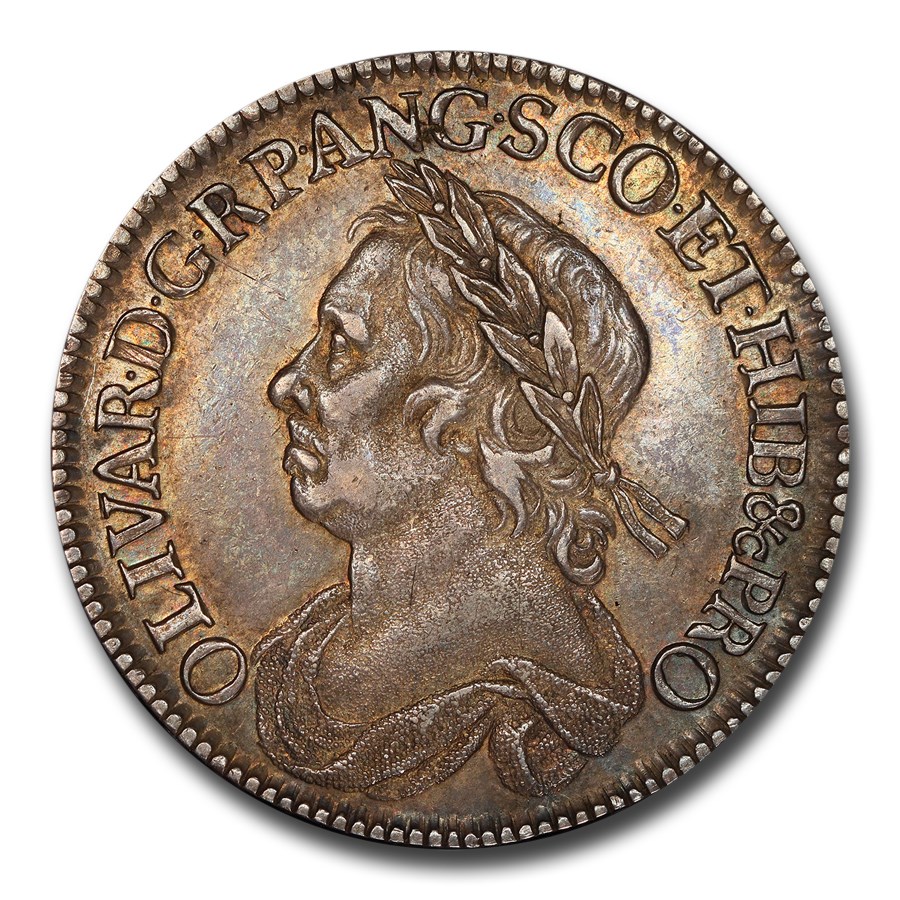 Buy 1658 Great Britain Silver Half Crown Oliver Cromwell AU-58 PCGS | APMEX