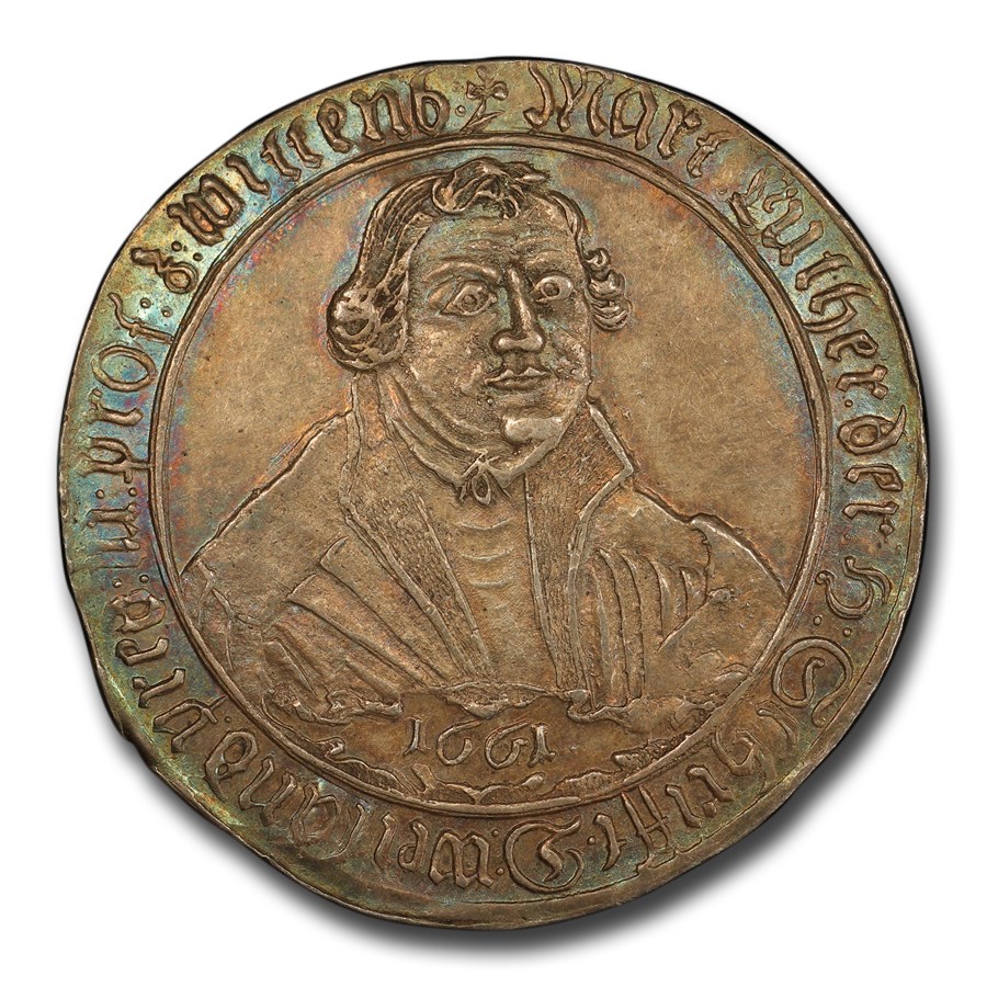 Buy 1661 Silver 1/2 Thaler Anniv. Naumburger Convention AU-58 PCGS | APMEX