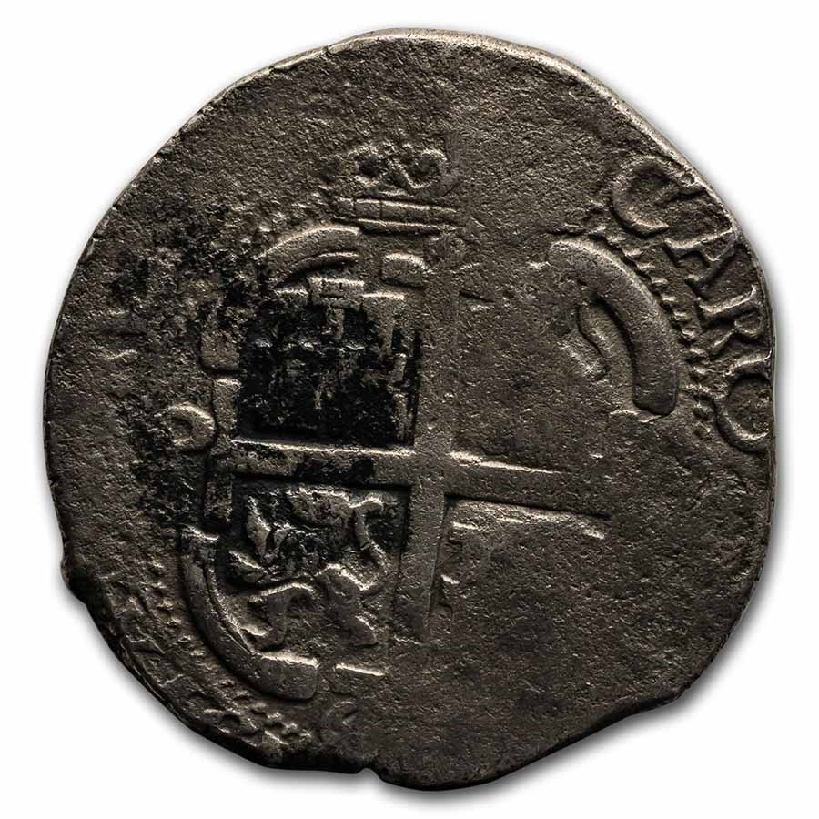 Buy 1665-69 BO Ag 8 Reales Cob HMS Assoc Shipwreck | APMEX