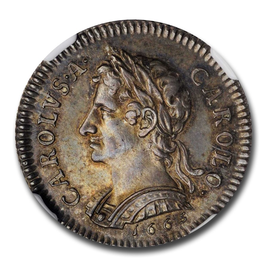 Buy 1665 Great Britain Silver Pattern Farthing Charles II PR-64 NGC | APMEX