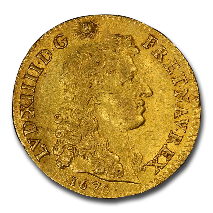 Buy 1670-A France Gold Louis d'Or Louis XIV MS-63 | APMEX
