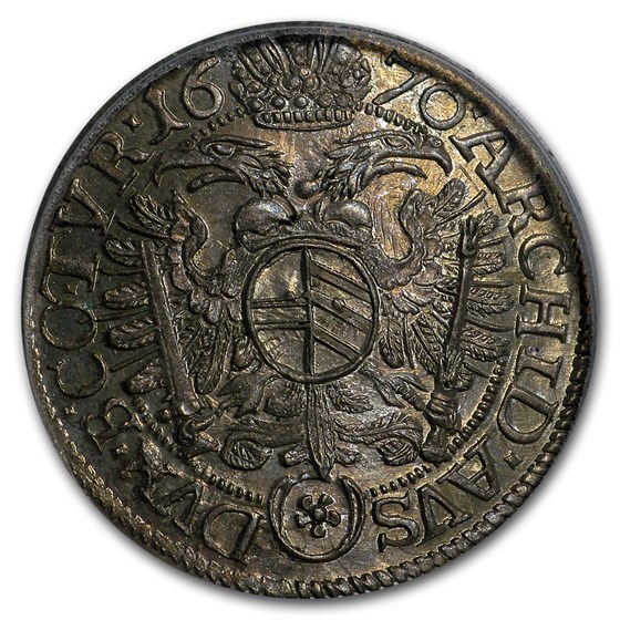 Buy 1670 Austria Silver 3 Kreuzer Vienna MS-63 PCGS | APMEX