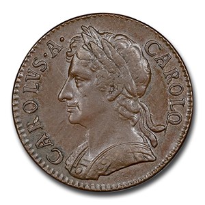 Buy 1672 Great Britain Farthing Charles II MS-62 Bn | APMEX
