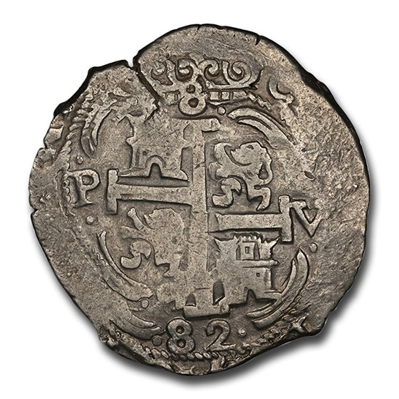 Buy 1682-P Bolivia Silver 8 Reales AU-55 NGC | APMEX