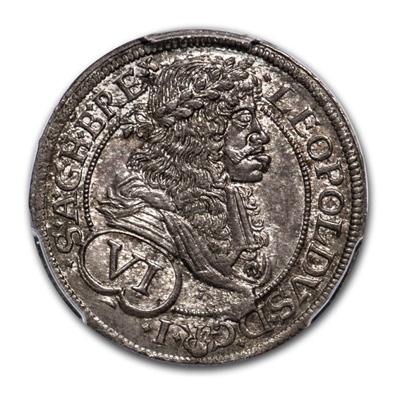 Buy 1683 Austria Silver 6 Kreuzer Vienna MS-64+ PCGS | APMEX