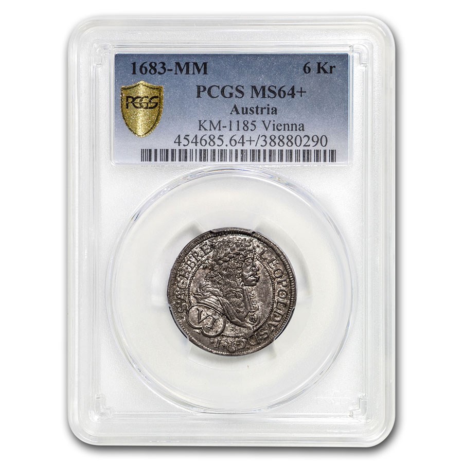 Buy 1683 Austria Silver 6 Kreuzer Vienna MS-64+ PCGS | APMEX