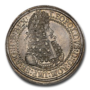 Buy 1686 Austria Silver 2 Thaler Leopold MS-62 NGC | APMEX