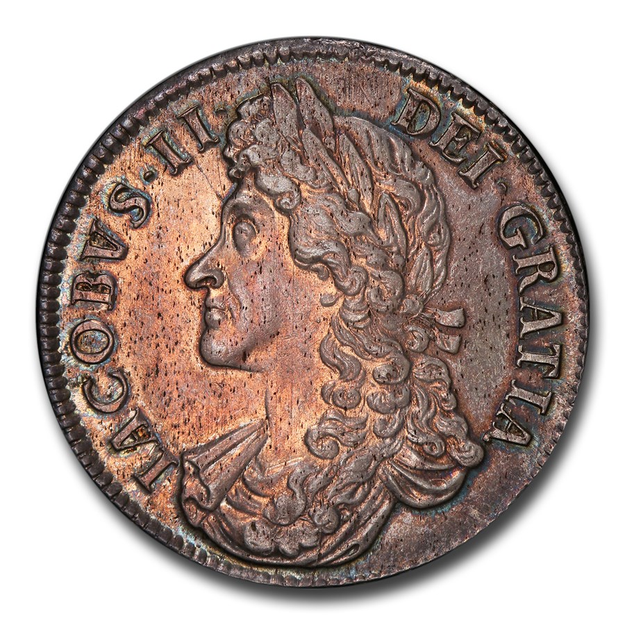 Buy 1687 Great Britain Silver Crown James II MS-63 PCGS | APMEX