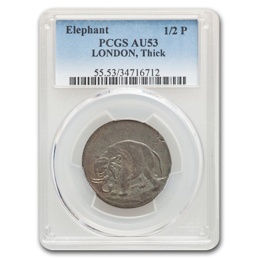 Buy (1694) London Elephant Token AU-53 PCGS (Thick) | APMEX