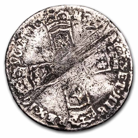 1696 England Silver Sixpence (HMS Association Shipwreck)