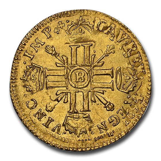 Buy 1701-B France Gold Louis d'Or Louis XIV AU-58 NGC | APMEX