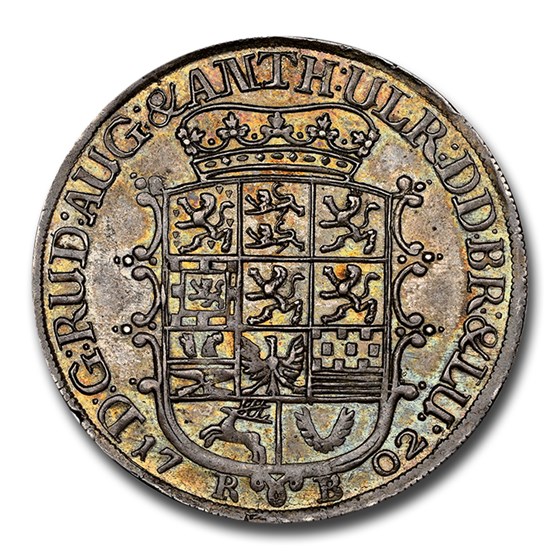 Buy 1702 Germany Silver 1/4 Wildman Thaler MS-64+ NGC | APMEX