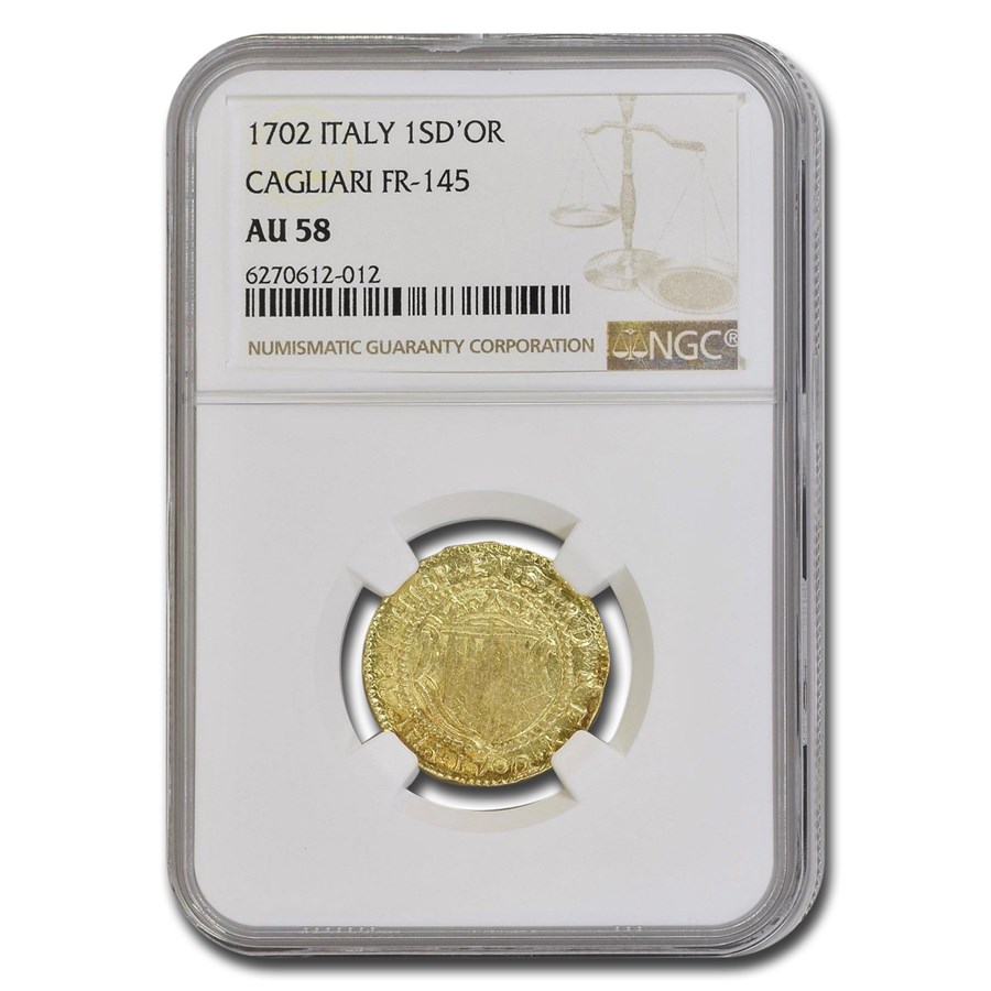Buy 1702 Italy Gold Scudo d'Or AU-58 NGC | APMEX
