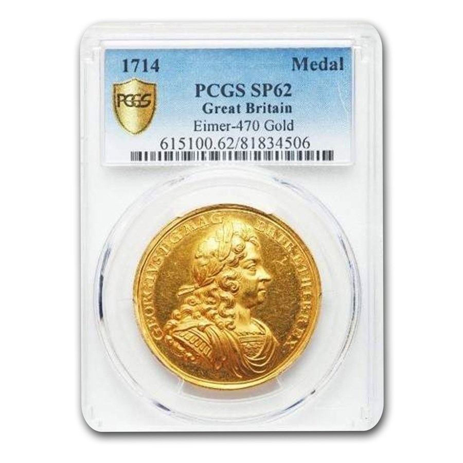Buy 1714 King George I Coronation Medal SP-62 PCGS (Eimer-470 Gold) | APMEX