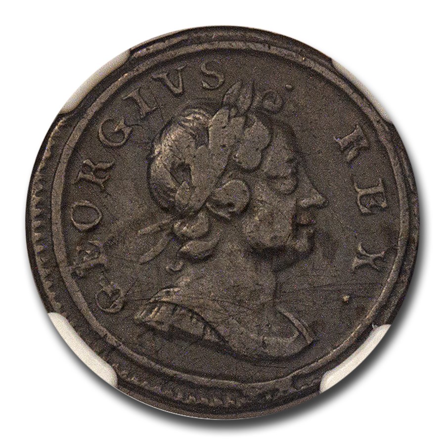 Buy 1717 Great Britain Copper Farthing George I VF-30 NGC | APMEX