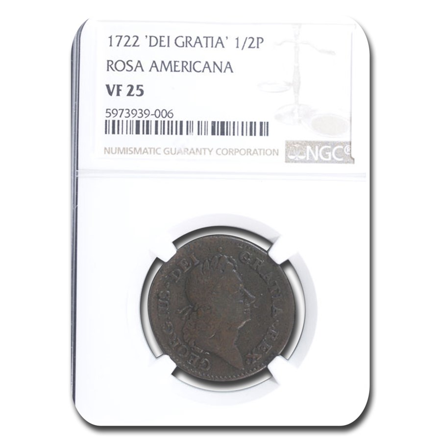 Buy 1722- Rosa Americana VF-25 NGC | APMEX