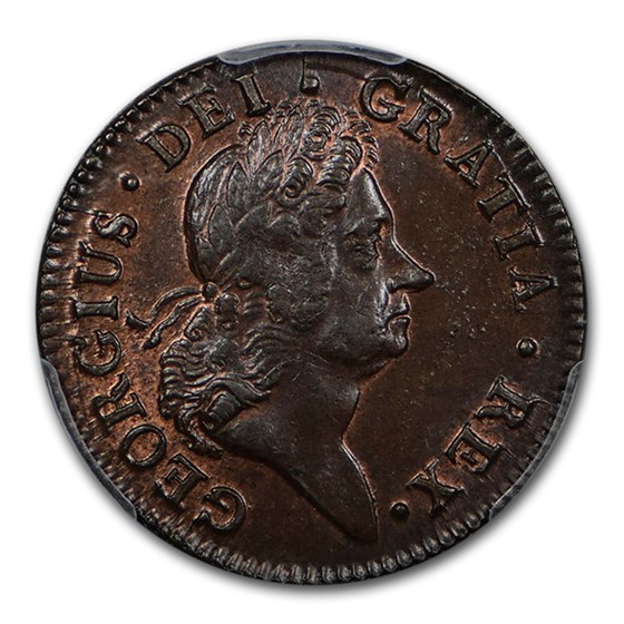 Buy 1723/2 Wood's Hibernia Halfpenny MS-65 PCGS (Brown) | APMEX