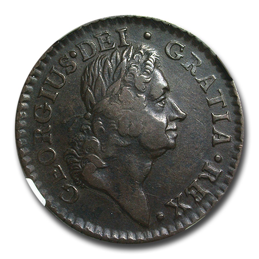 Buy 1723 Wood's Hibernia Farthing DEI GRATIA XF-40 NGC (Brown) | APMEX