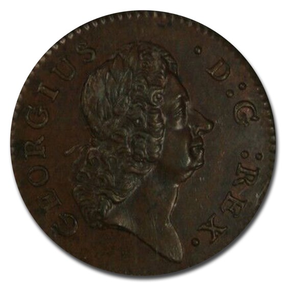 Buy 1723 Wood's Hibernia Farthing D:G:REX MS-64 PCGS CAC (Brown) | APMEX