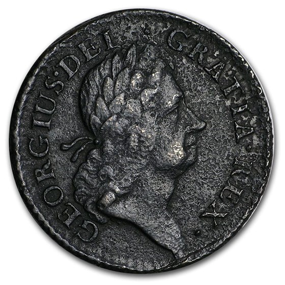 Buy 1723 Wood's Hibernia Halfpenny/Farthing XF Details | APMEX