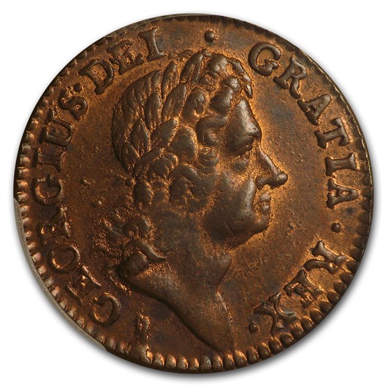 Buy 1723 Wood's Hibernia Halfpenny MS-65+ PCGS (Red/Brown) | APMEX