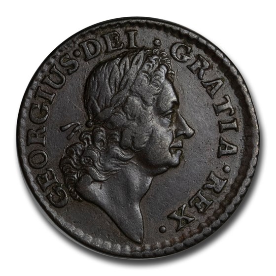 Buy 1723 Wood's Hibernia Halfpenny XF | APMEX