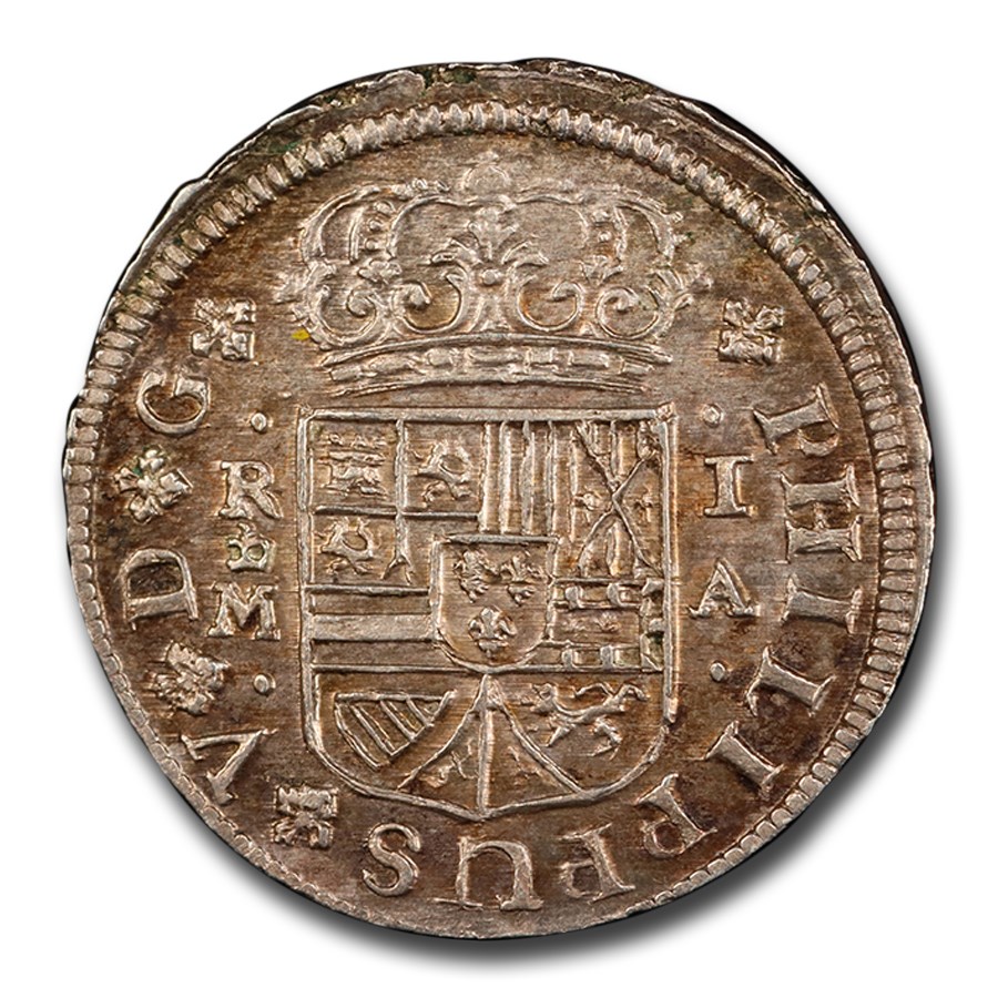 Buy 1726-M Spain Silver Real MS-63 PCGS | APMEX