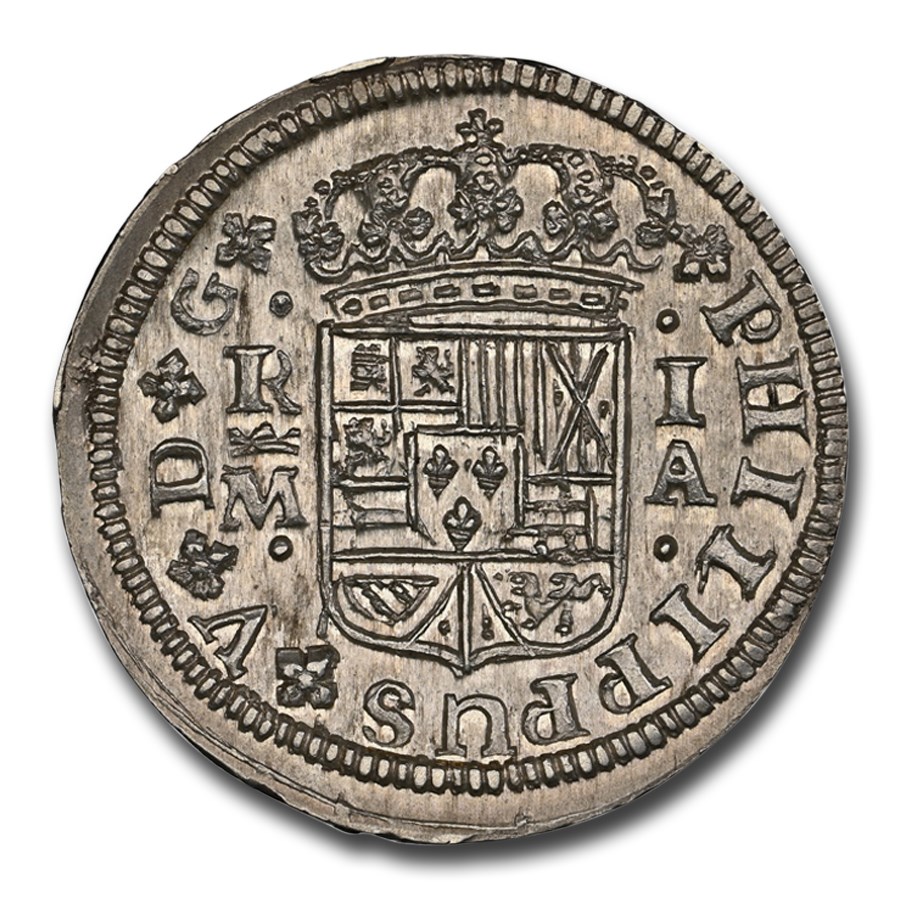 Buy 1726-M Spain Silver Real Philip V MS-65 | APMEX