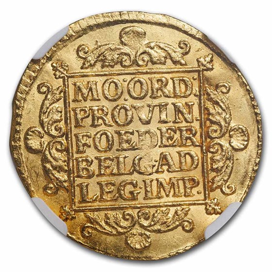 Buy 1729 Netherlands Gold Ducat MS-63 NGC Vilegenthart Shipwreck | APMEX